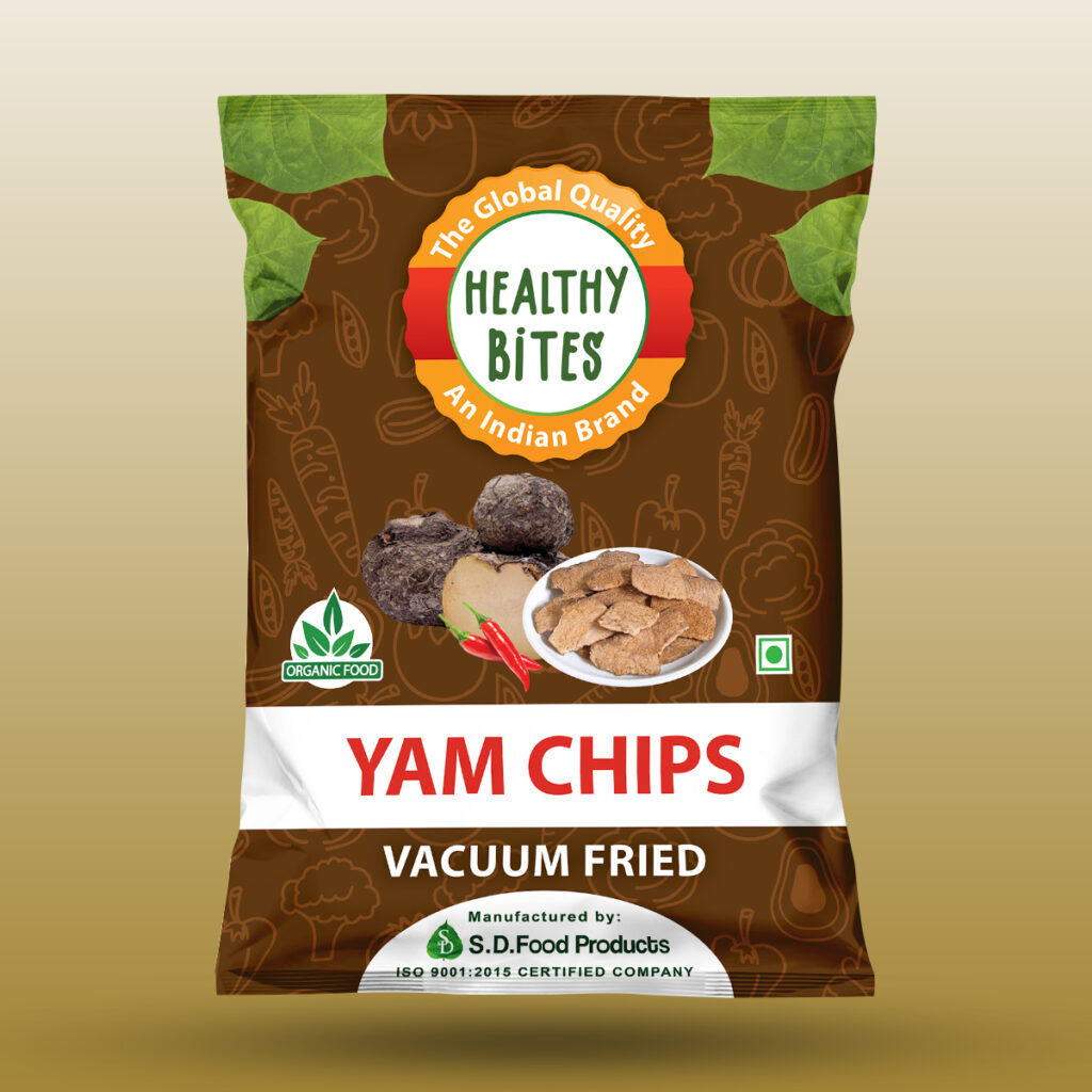 Elephant Yam (TARO) – Vacuum Fried Chips 100 gms – SD Food Products