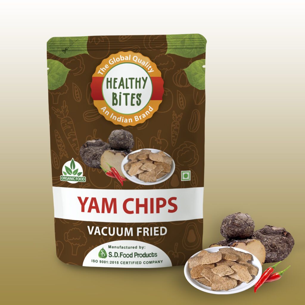 Elephant Yam (TARO) – Vacuum Fried Chips 100 gms – SD Food Products