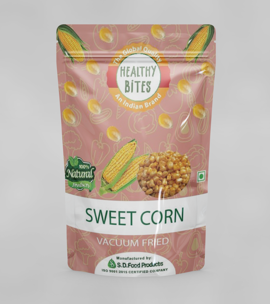Vacuum Fried Sweet Corn – 45 gms – SD Food Products